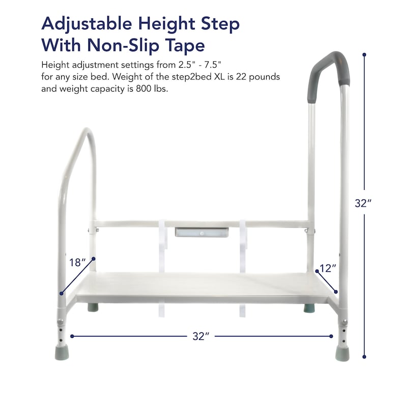 The Step2bed XL is the Ideal Bedside Safety Step and Safest Way to Get ...