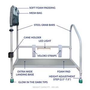 Step2bed Deluxe Bed Rails for Elderly Adults - Etsy