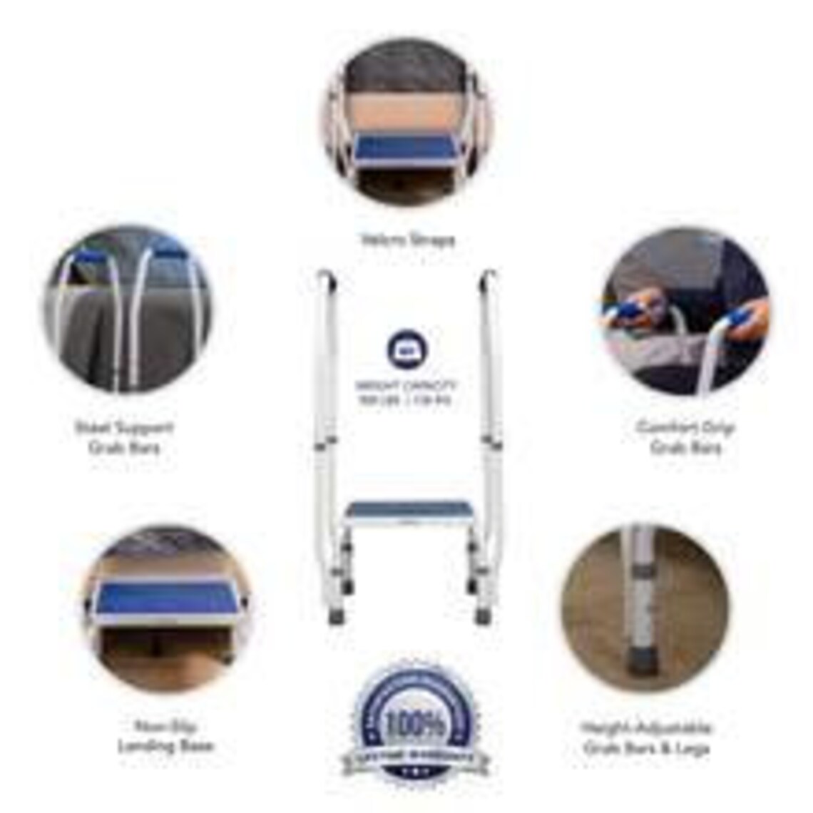 Step2bed Mini for Elderly With Adjustable Height Bed Step Stool for ...