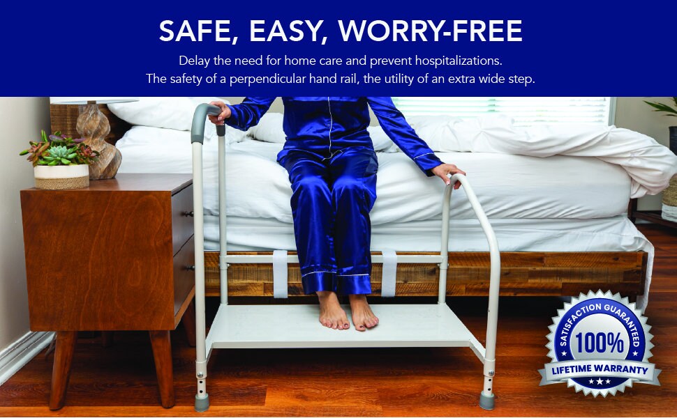 The Step2bed XL is the Ideal Bedside Safety Step and Safest Way to Get ...