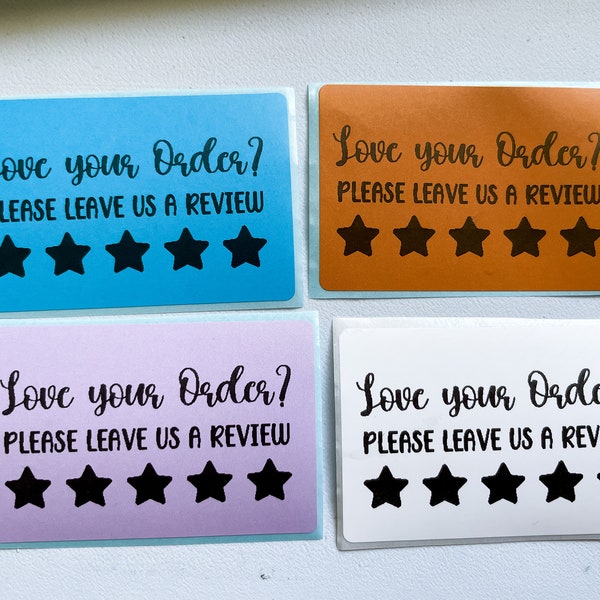 Funny Leave a Review Stickers - Etsy