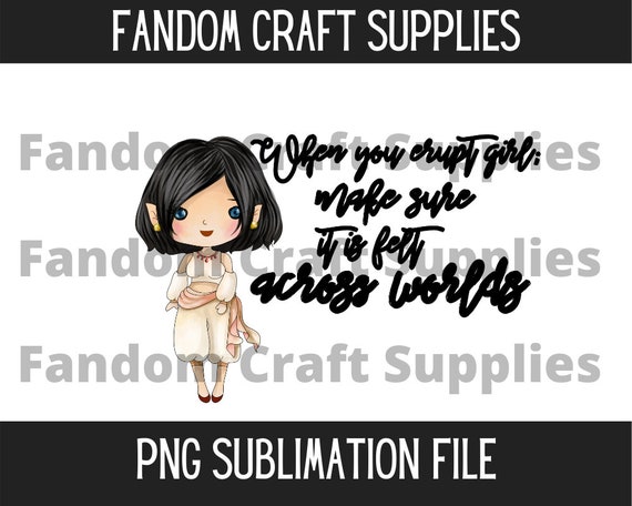 When You Erupt Girl Amren Quote PNG Sublimation A Court of - Etsy