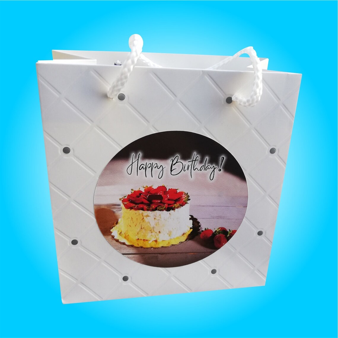 Birthday Vinyl Sticker Gift Wrapping Sticker - Etsy