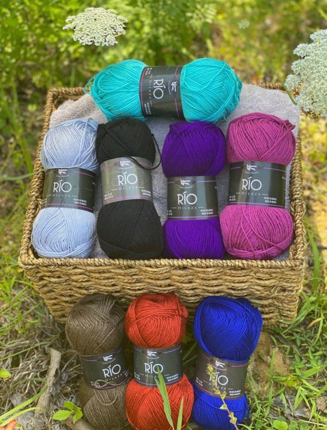 Rio Yarn Yarn for Knitting, Rio Ball of 100 Grams, Embroidery Thread in ...