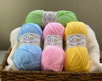 Rio Yarn Yarn for Knitting, Rio Ball of 100 Grams, Embroidery Thread in ...