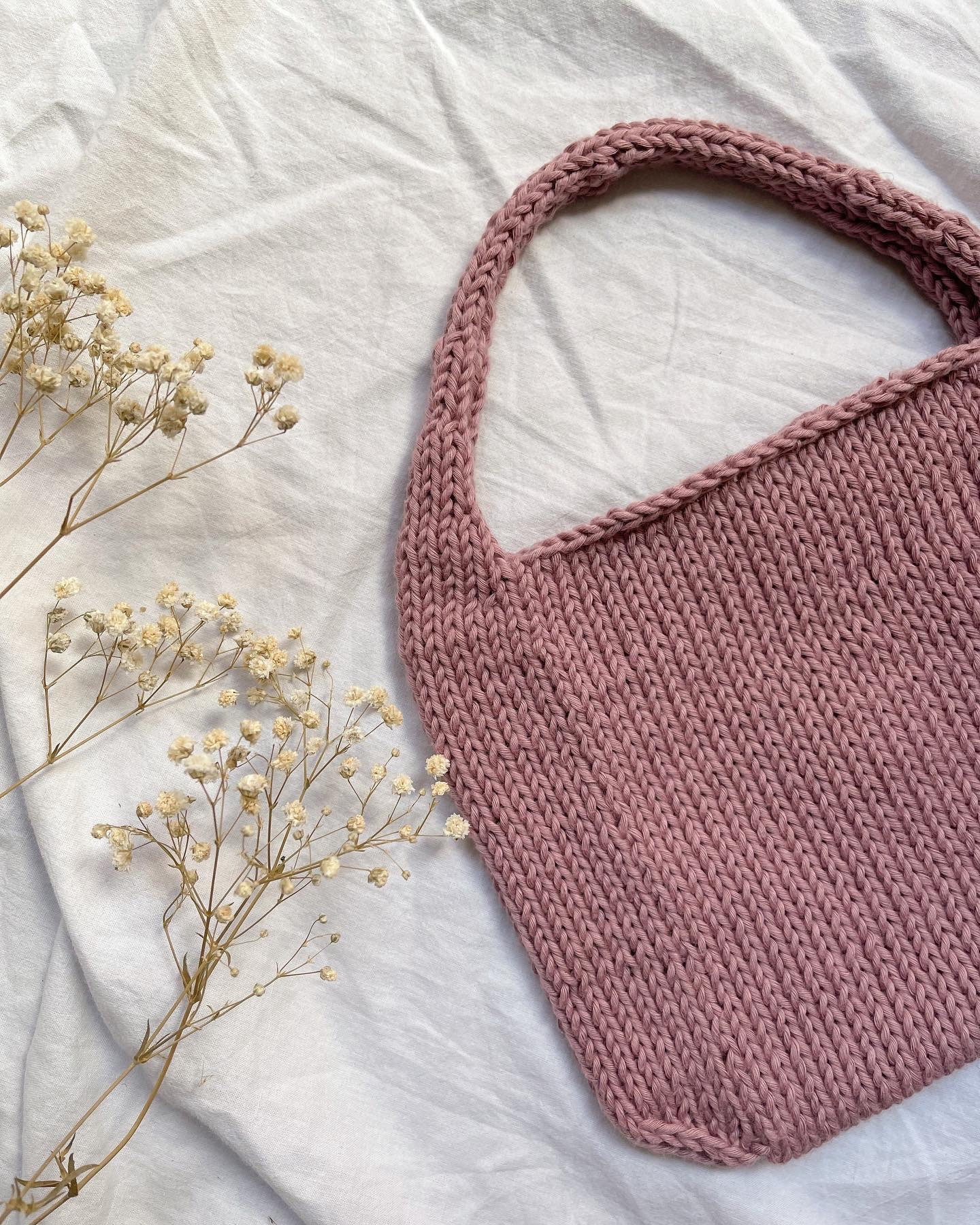 Ninas Mini Bag - English Knitting Pattern - Etsy