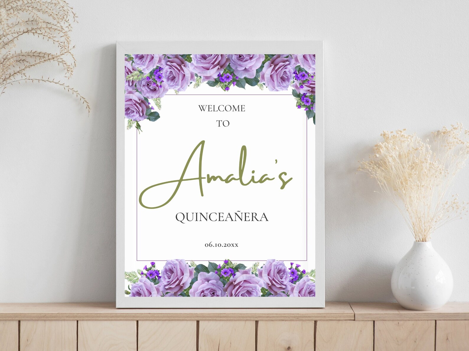 Quinceanera Welcome Sign Mis Quince 15th Birthday Quinceañera - Etsy