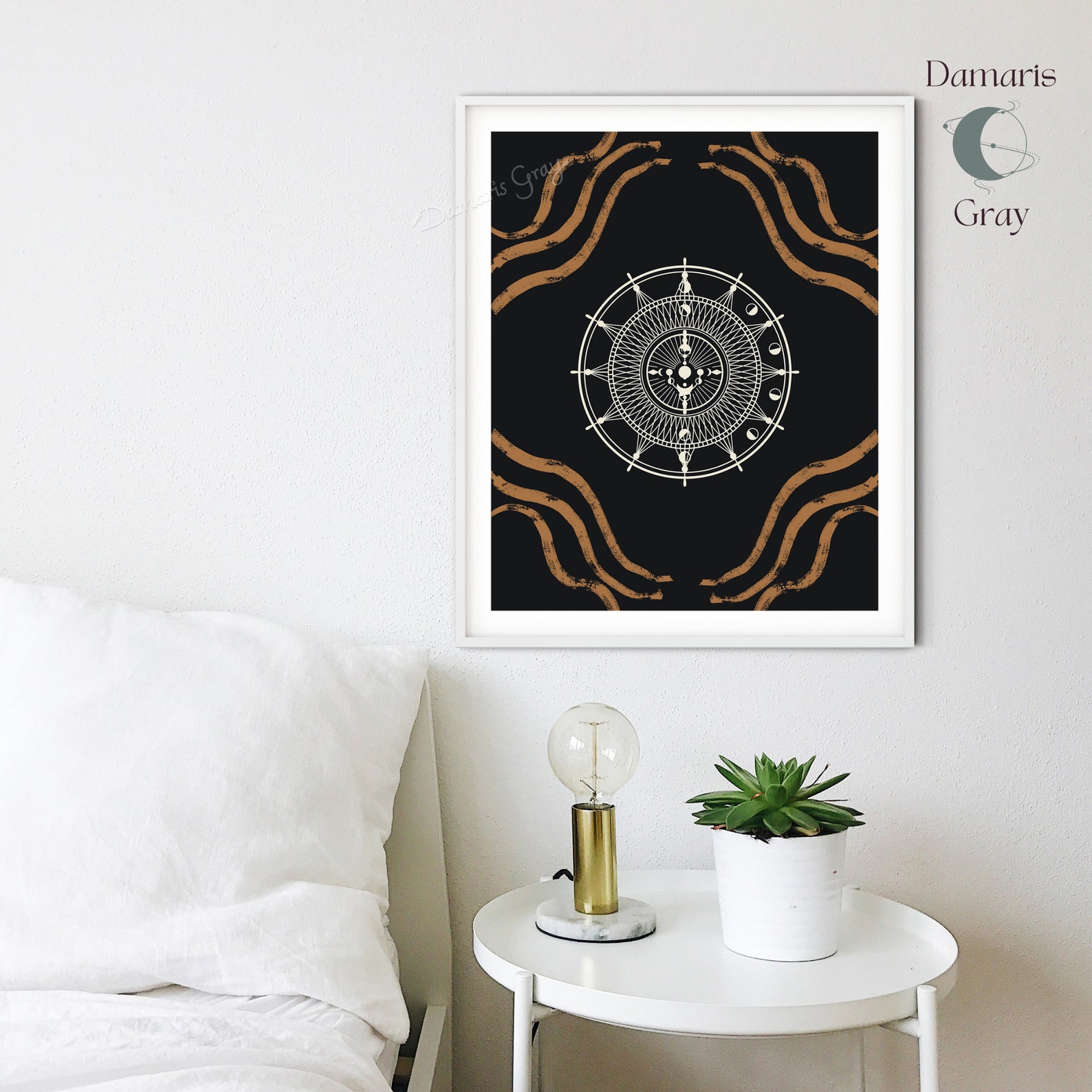 Copper Sigil Printable Wall Art Witchy Occult Boho - Etsy