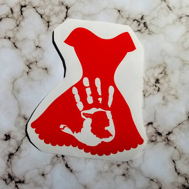 Missing & Murdered Indigenous Women Red Dress Vinyl Decal | Etsy Missing & Murdered Indigenous Women Red Dress Vinyl Decal | Etsy