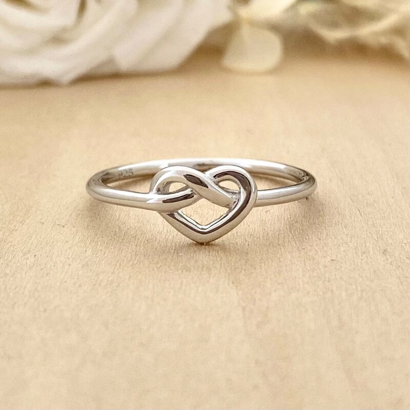 Silver Love Ring - Etsy