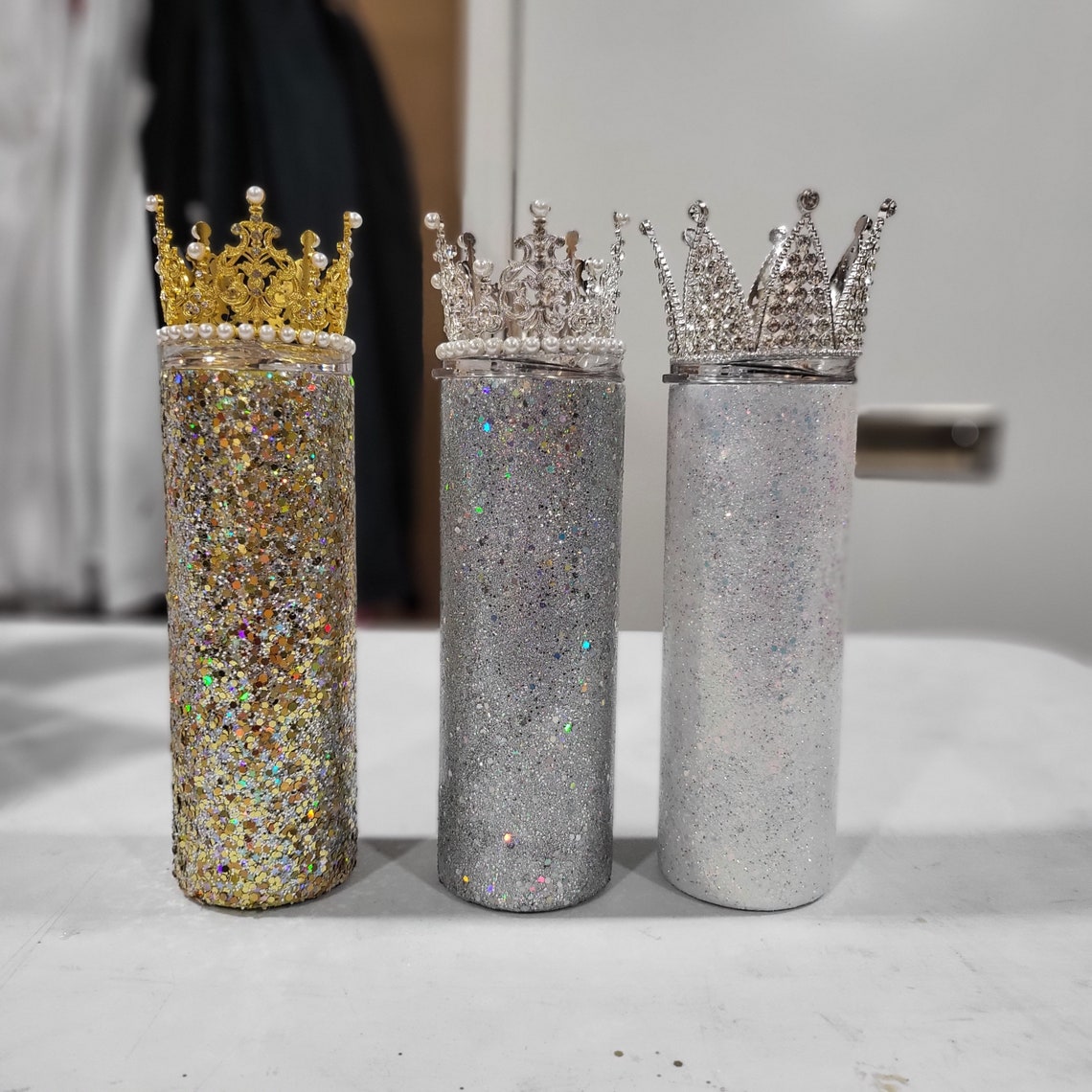 Ladies Custom Tumblers With Blingy Crown - Etsy