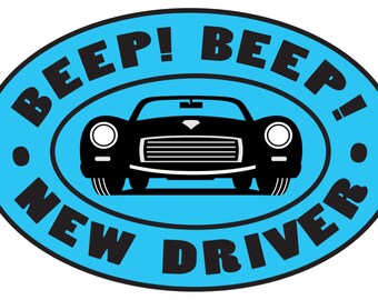 New Driver Sticker - Etsy