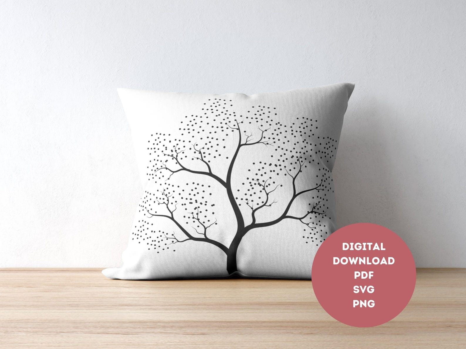 French Knot Tree Pattern, Hand Embroidery, Embroidery Hoop Art ...