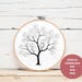 French Knot Tree Pattern, Hand Embroidery, Embroidery Hoop Art ...