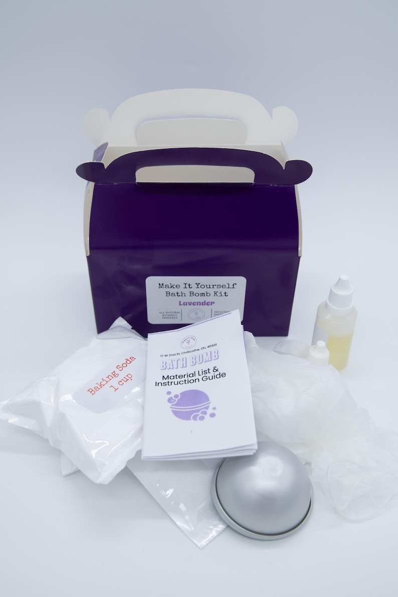 Bath Bomb Kit DIY Natural Make Your Own Bath Bombs With Essential Oils ...