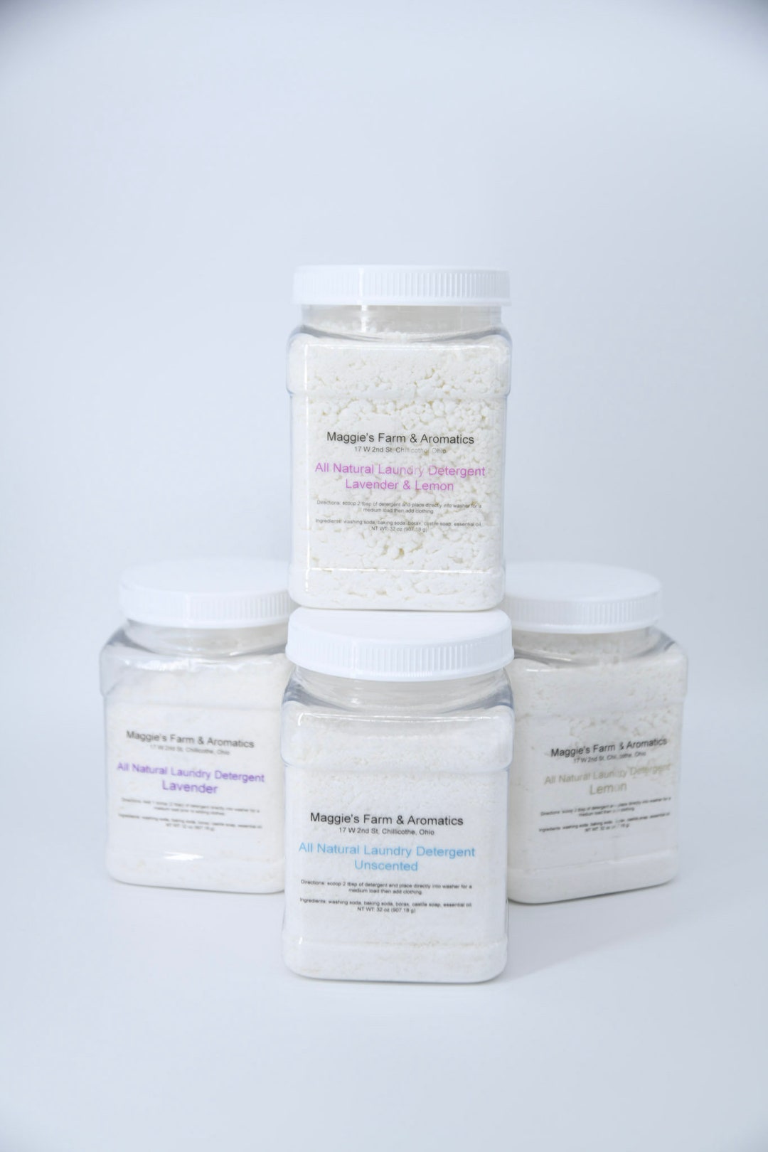 Natural Laundry Detergent: Plant-based, Essential Oil Scent, 32 Oz - Etsy