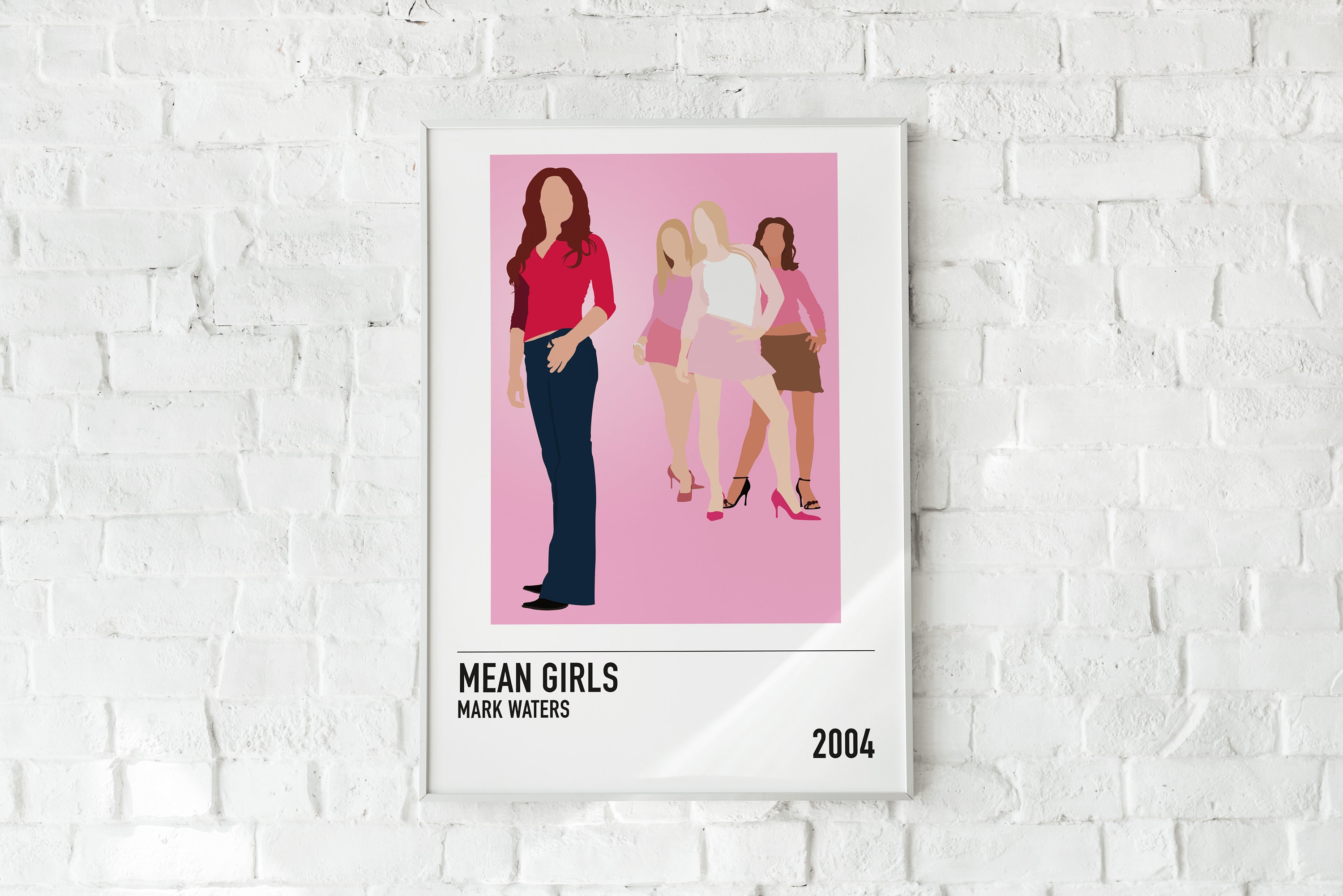 Mean Girls Art Print Movie Poster Etsy