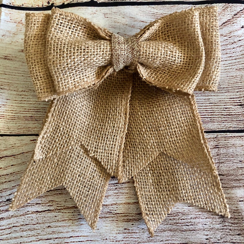 Burlap Bow - Etsy