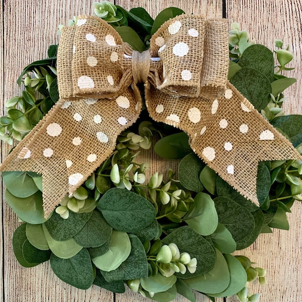 Polka Dot Burlap - Etsy