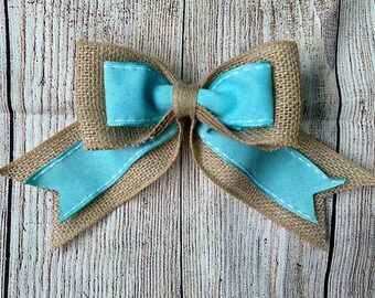 Teal Burlap - Etsy