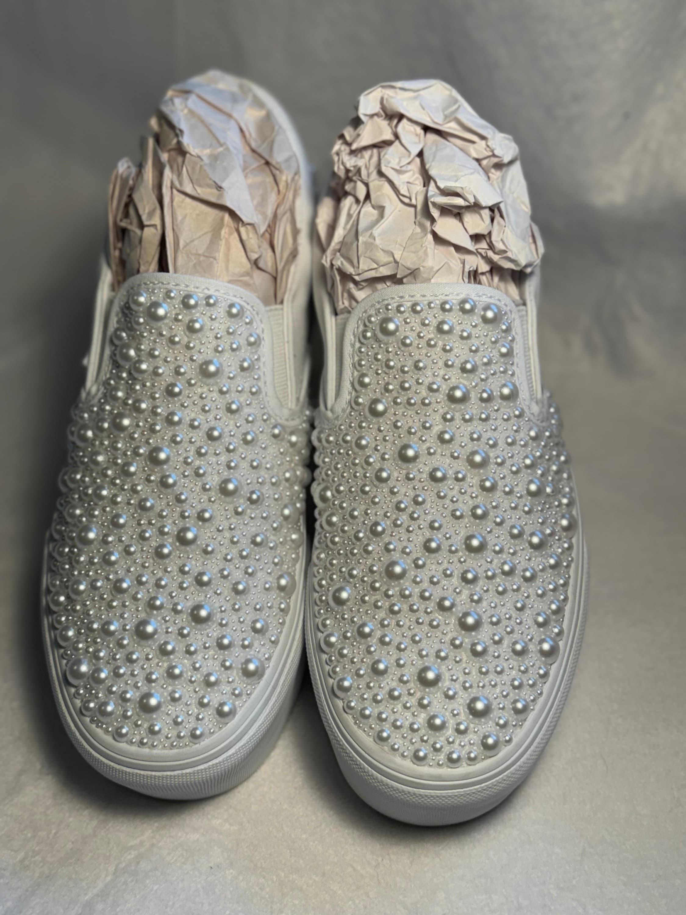 Women's Classic Slip-on Platform Pearl Vans, Women's Classic Slip-on ...