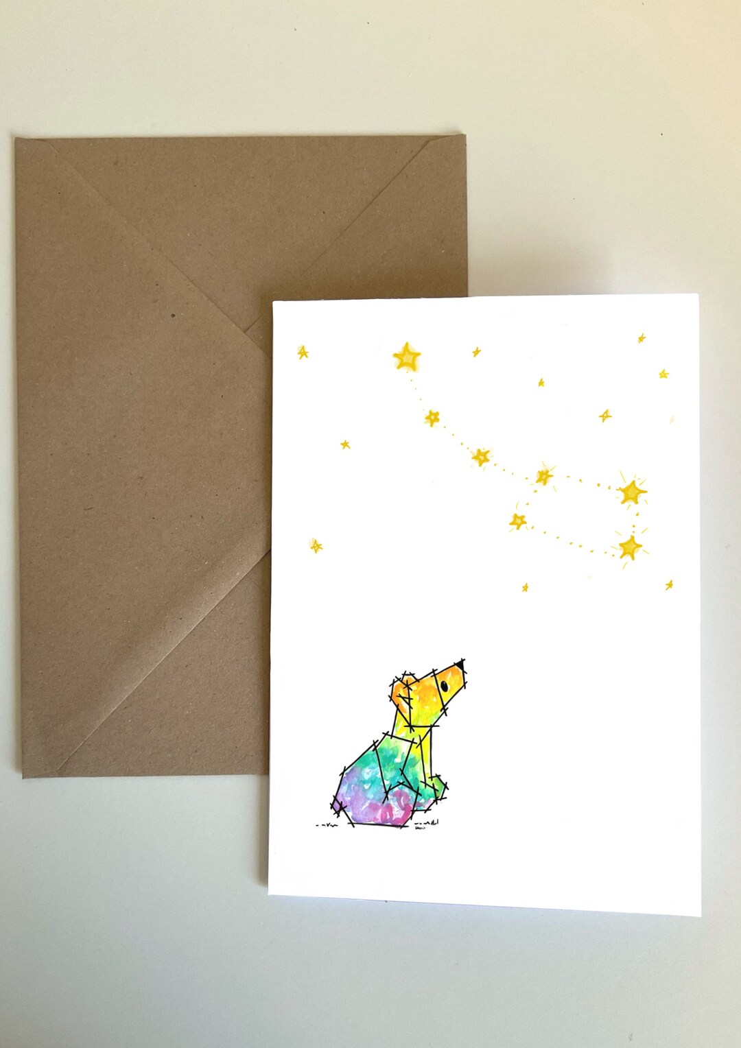 Little Bear Card - Etsy