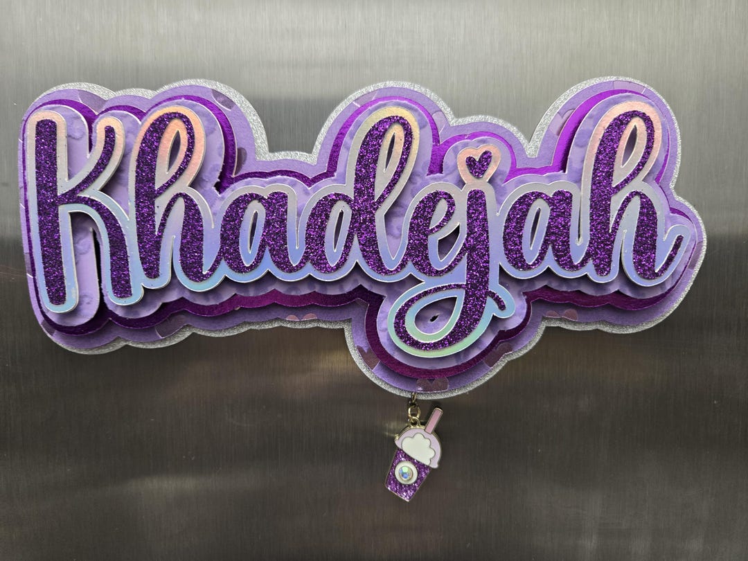 Charmed Custom 3D Name Magnet - Etsy