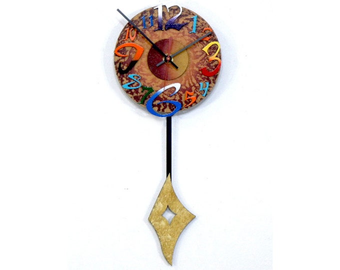 TIME D-very Cool Clocks-modern Wall Clock-swinging Pendulum Clock ...