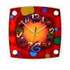 Small Time Modern Aqua-very Cool Clocks-modern Wall Clocks-unique ...