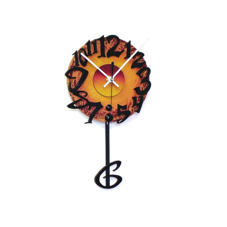 TIME 33-very Cool Clocks-modern Wall Clock-swinging Pendulum Clock ...