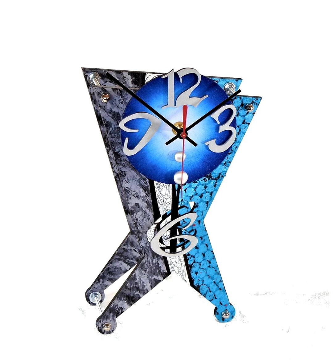 GREY 6-very Cool Clocks-table Clocks-swinging Pendulum-modern Clocks ...