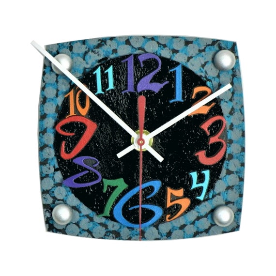 TV K-very Cool Clocks-modern Wall Clocks-small Wall | Etsy