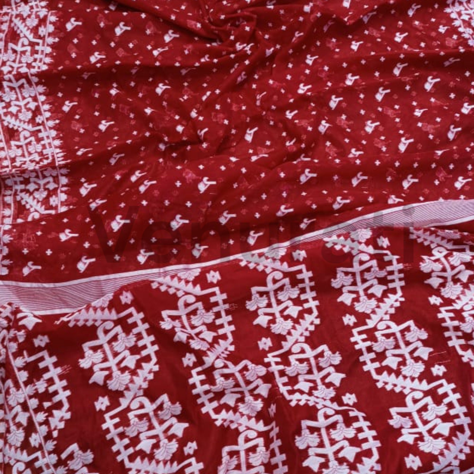 Cotton Soft Jamdani Saree Rich Texture and Work All Over Jamdani Work ...