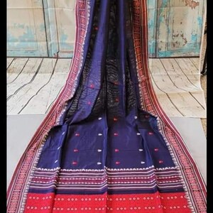 Authentic Assam Handwoven Khadi Cotton Saree Pure Mercerized | Etsy