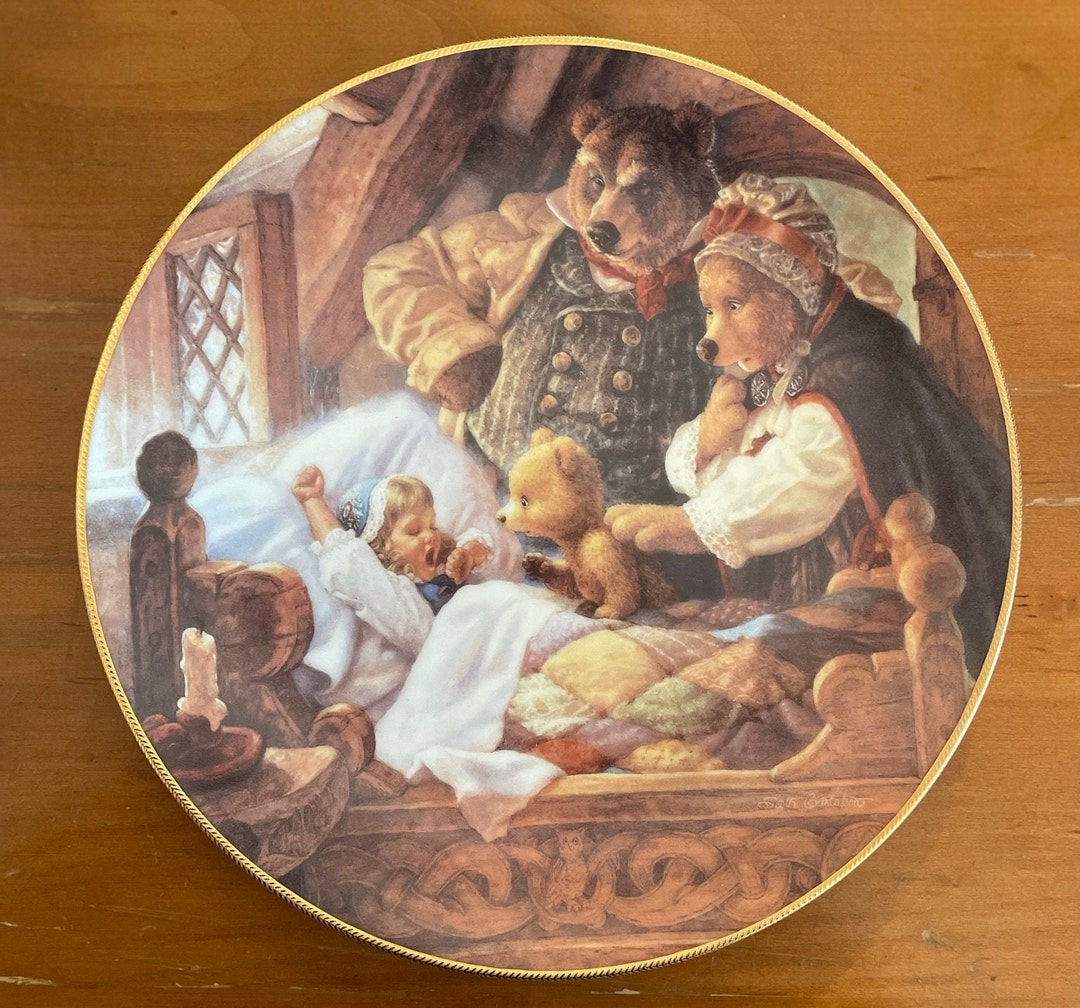 Goldilocks and the Three Bears - Knowles China Co - Collectible Plate ...