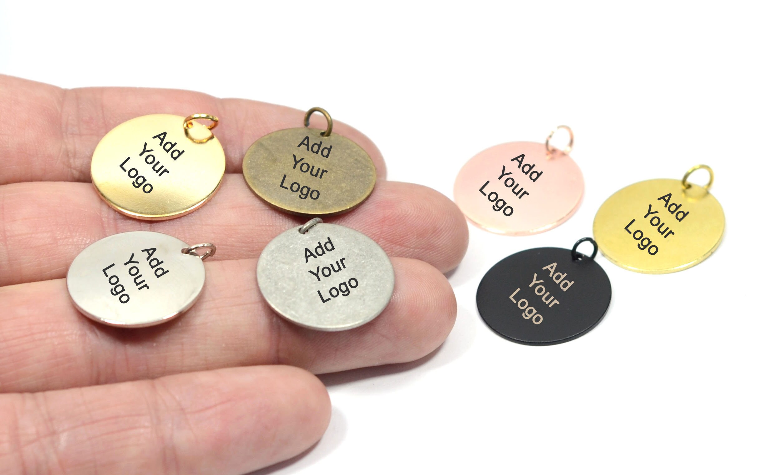 Custom Laser Engraved Tag Jewelry Personalized Tag Custom | Etsy