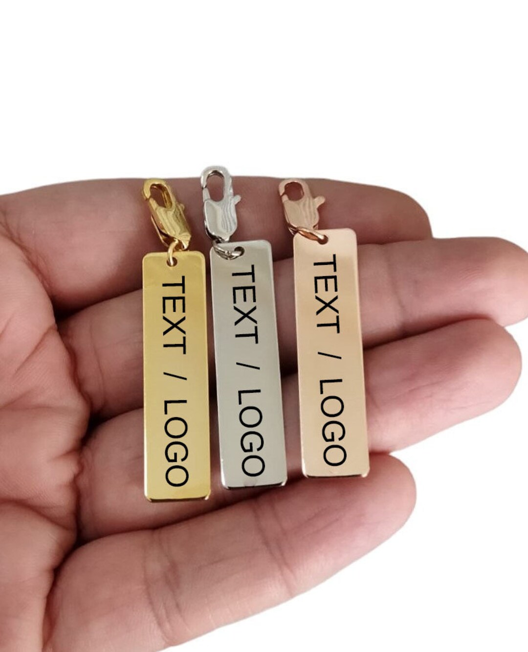 Custom Zipper Pull Name Tag , Personalized Accessories - Etsy