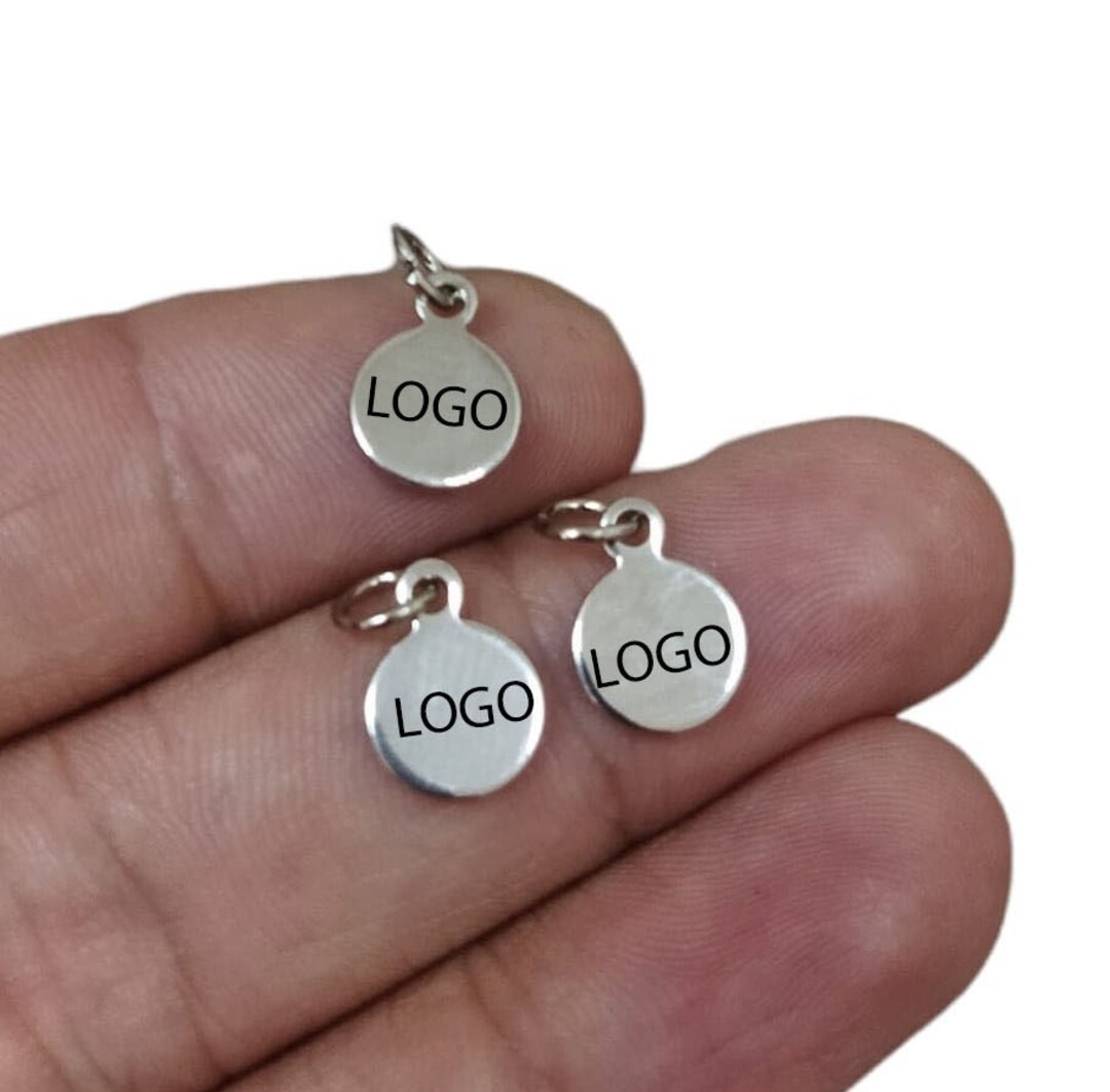 NEW - 925 Sterling Silver 0.8 X 8 Mm Custom Tag, Sterling Silver Tag ...