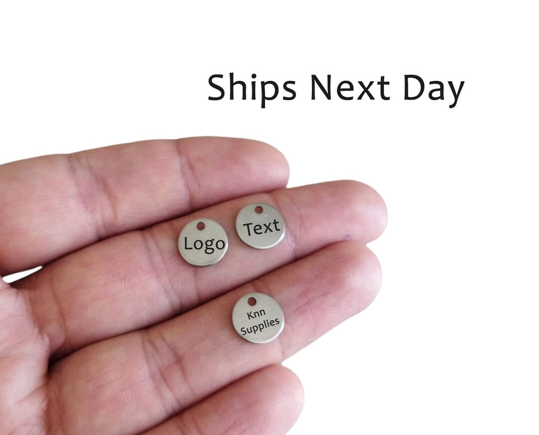 Custom Stainless Steel Mini Tag ,personalized Tag , 0.8 X 10 Mm ( 3/8 ...