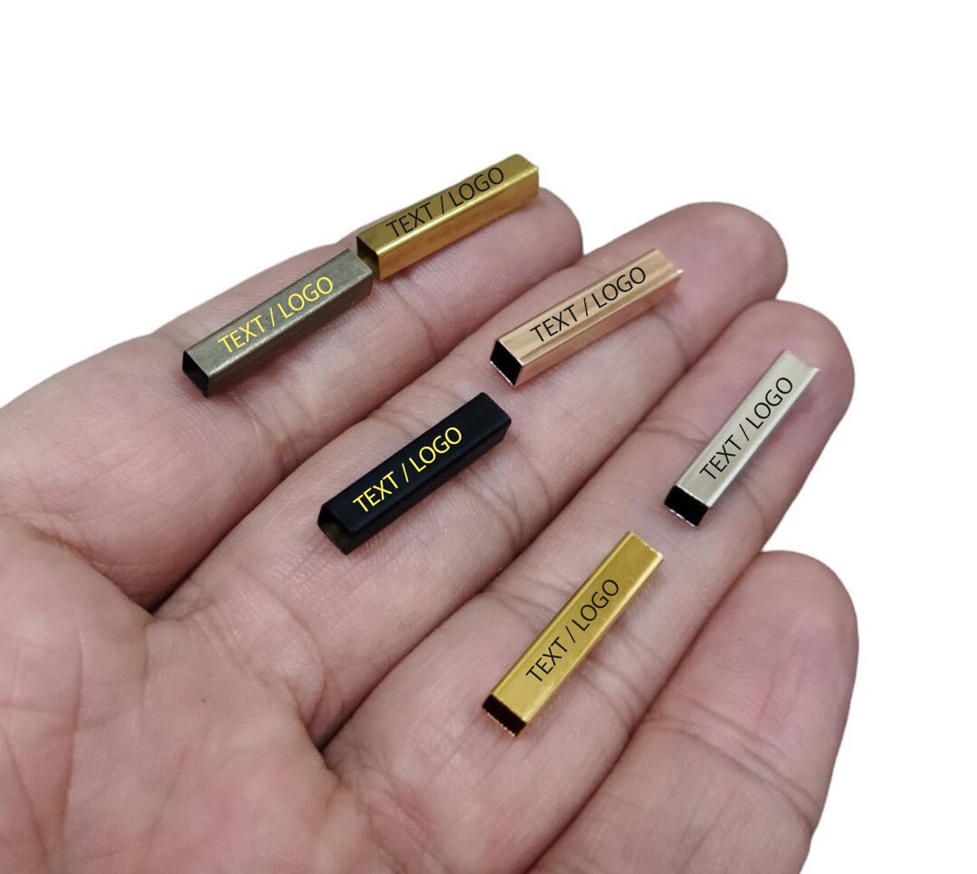 Personalized Square Spacers Bead , Square Laser Engraved Bead , 4 X 4 X ...