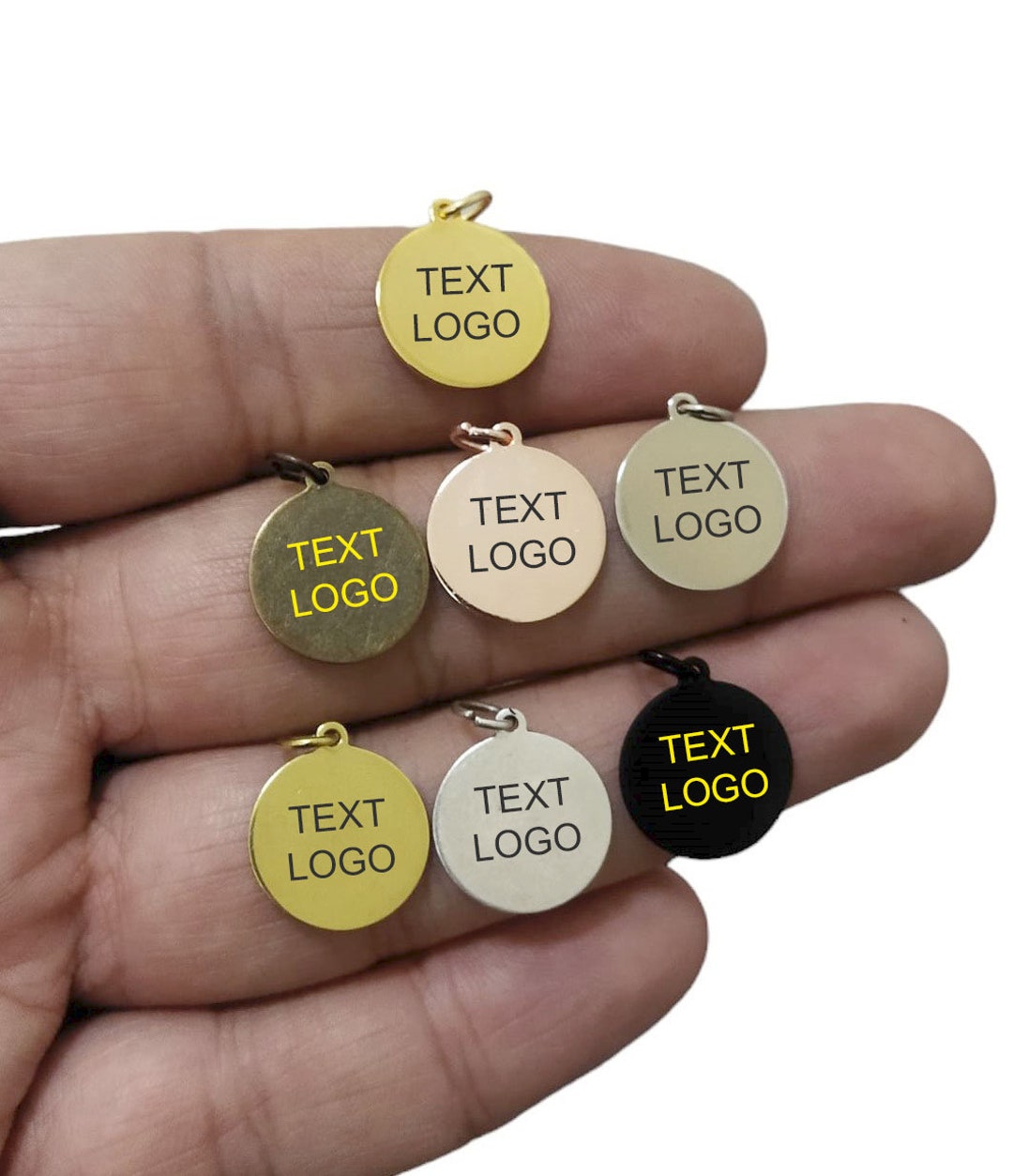 Custom Laser Engraved Tag , Jewelry Personalized Tag ,custom Logo Tag ...