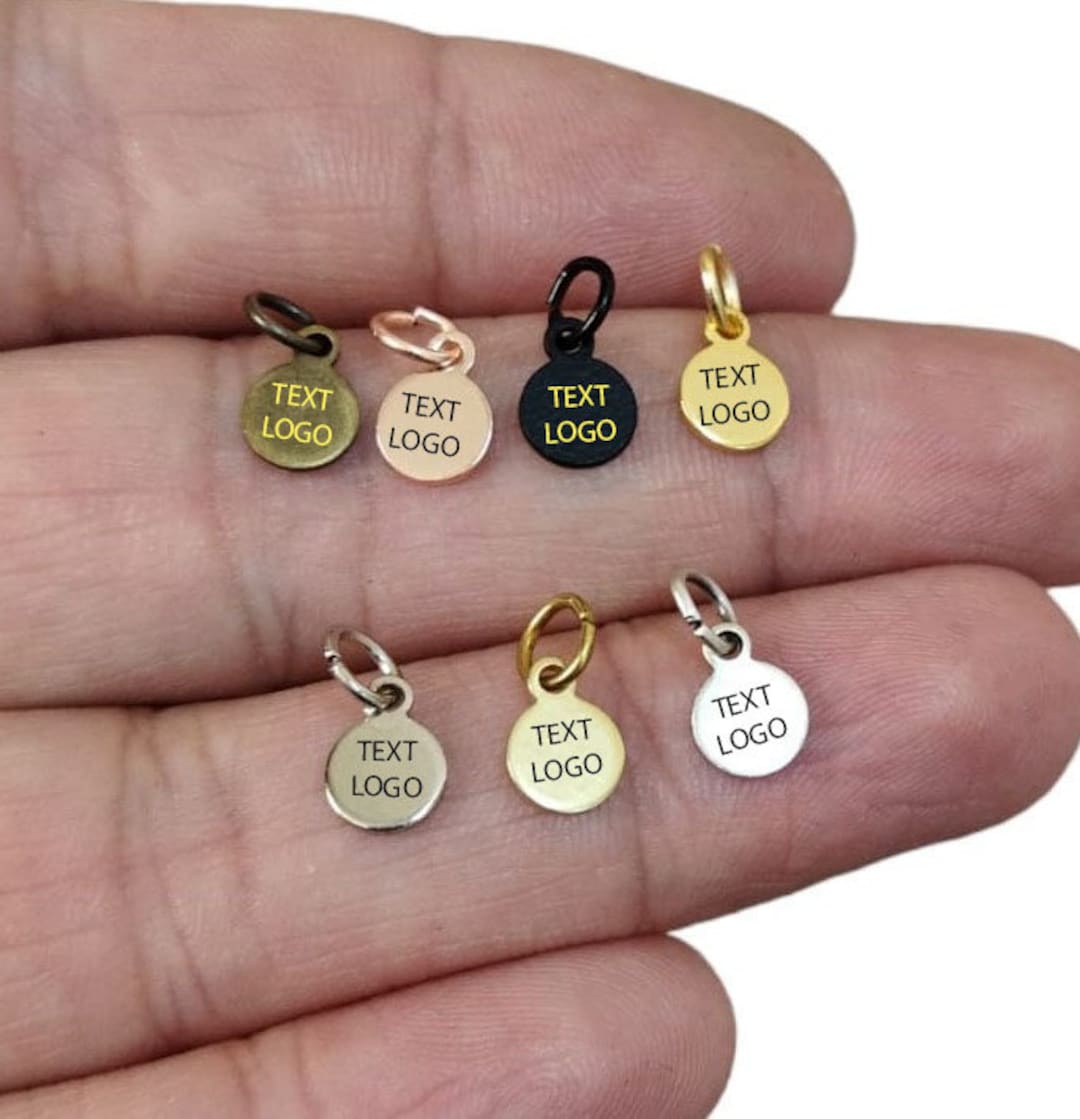 Custom Laser Engraved Tag , Jewelry Personalized Tag ,custom Logo Tag ...