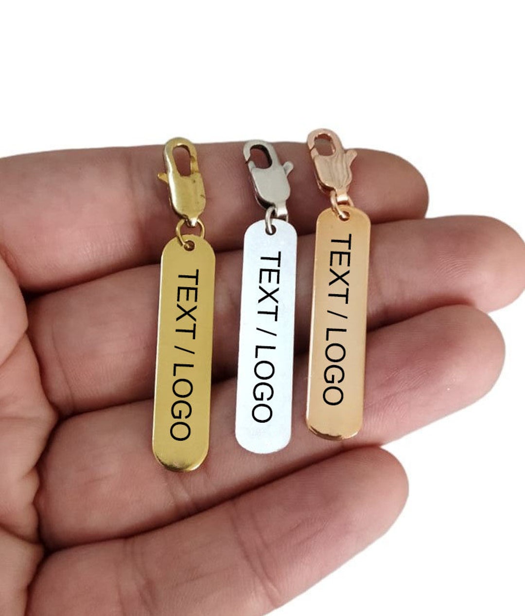 Custom Zipper Pull Name Tag , Personalized Accessories - Etsy