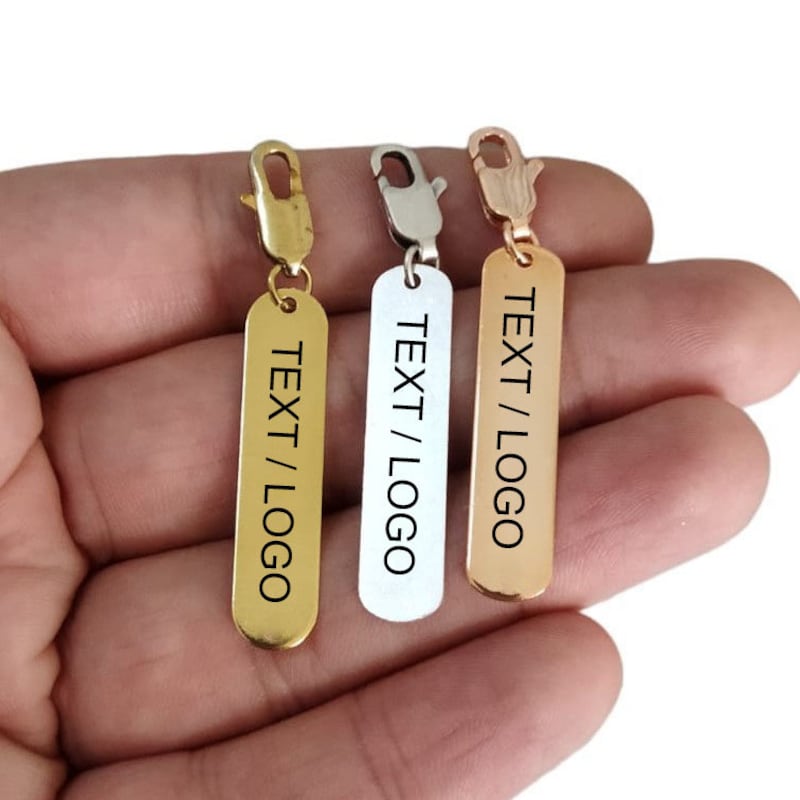 Name Zipper Pull - Etsy