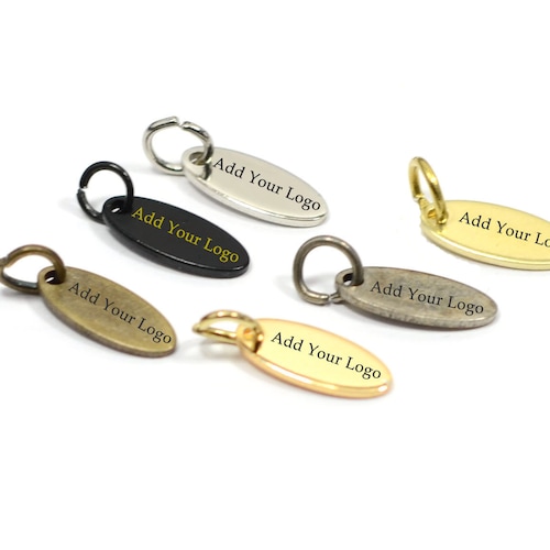 Custom Logo Tags Logo Engraved Tag With Jump Ring Custom - Etsy