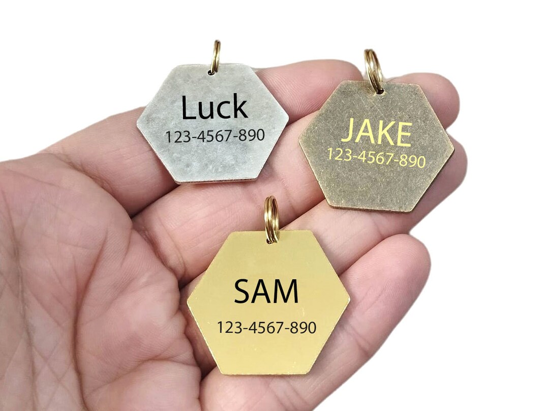 Pet Name Tags , Custom Tag Dogs and Cats , Pat ID Tag , Personalized ...