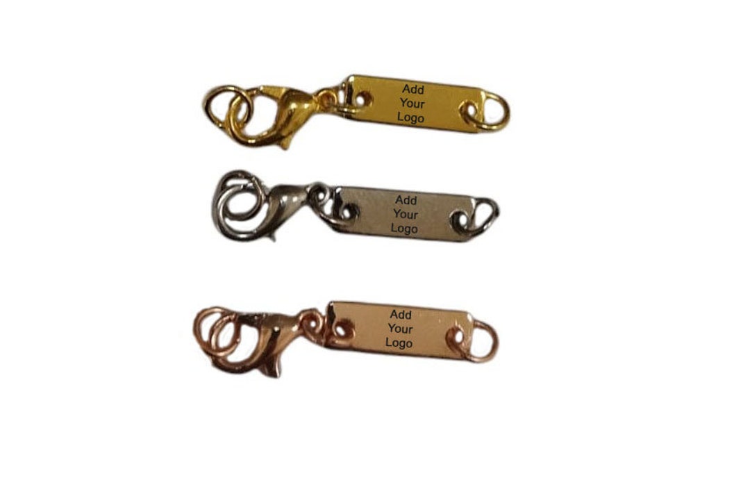 Custom Laser Engraved Clasps , Tiny Necklace Chain Clasps ...