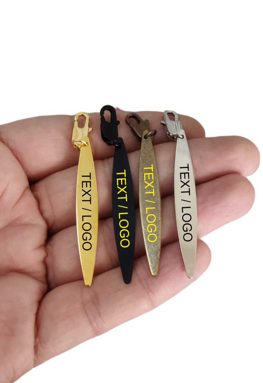 Custom Zipper Pull Name Tag , Personalized Accessories - Etsy