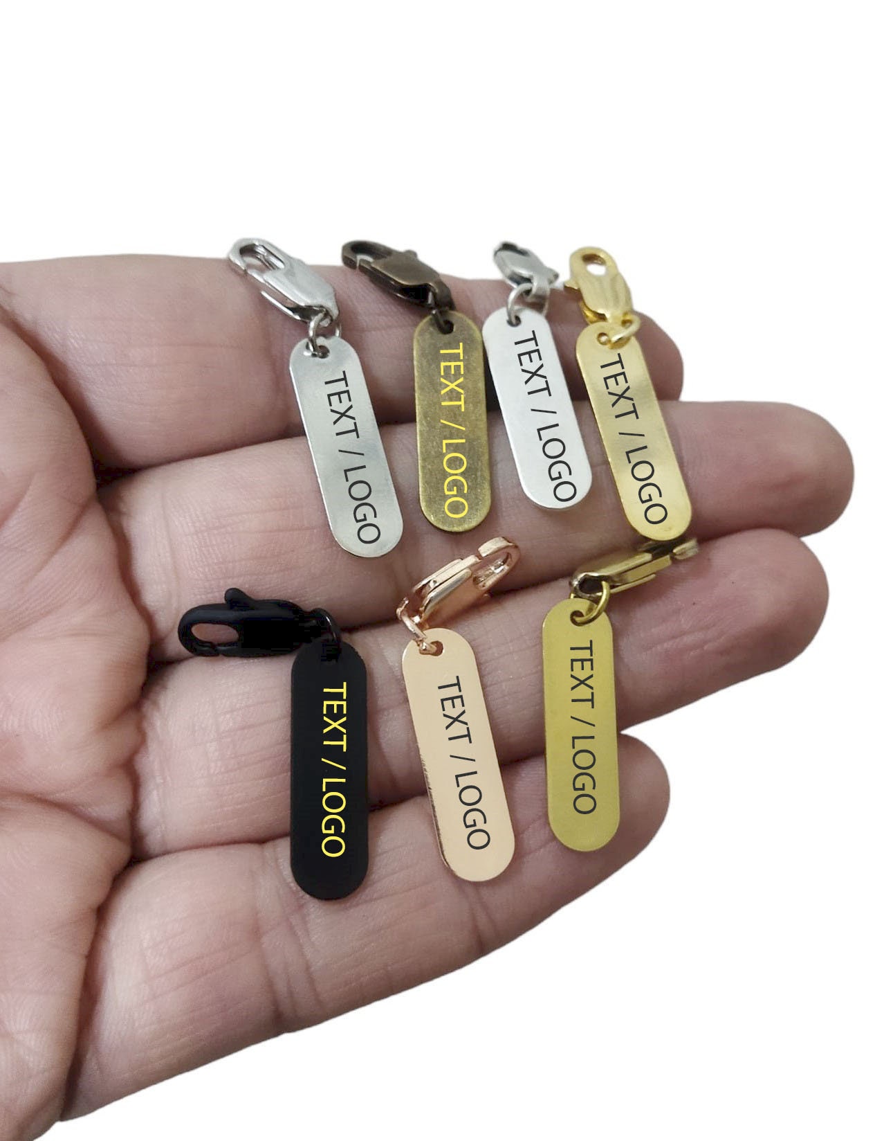 Custom Zipper Pull Name Tag , Personalized Accessories - Etsy