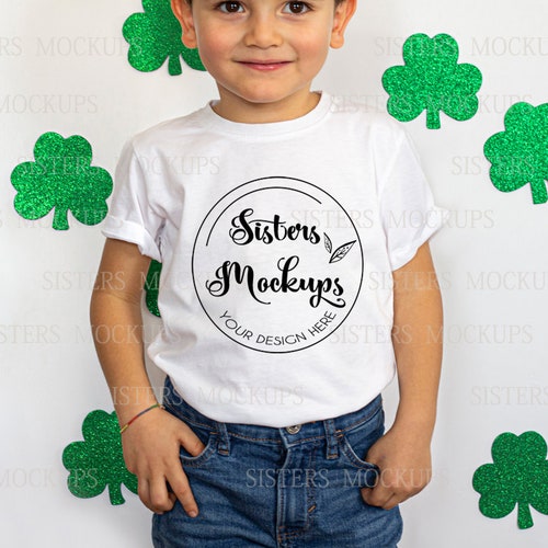 St Patrick's Day Group Mockup Heather Green Shirt Mock up - Etsy